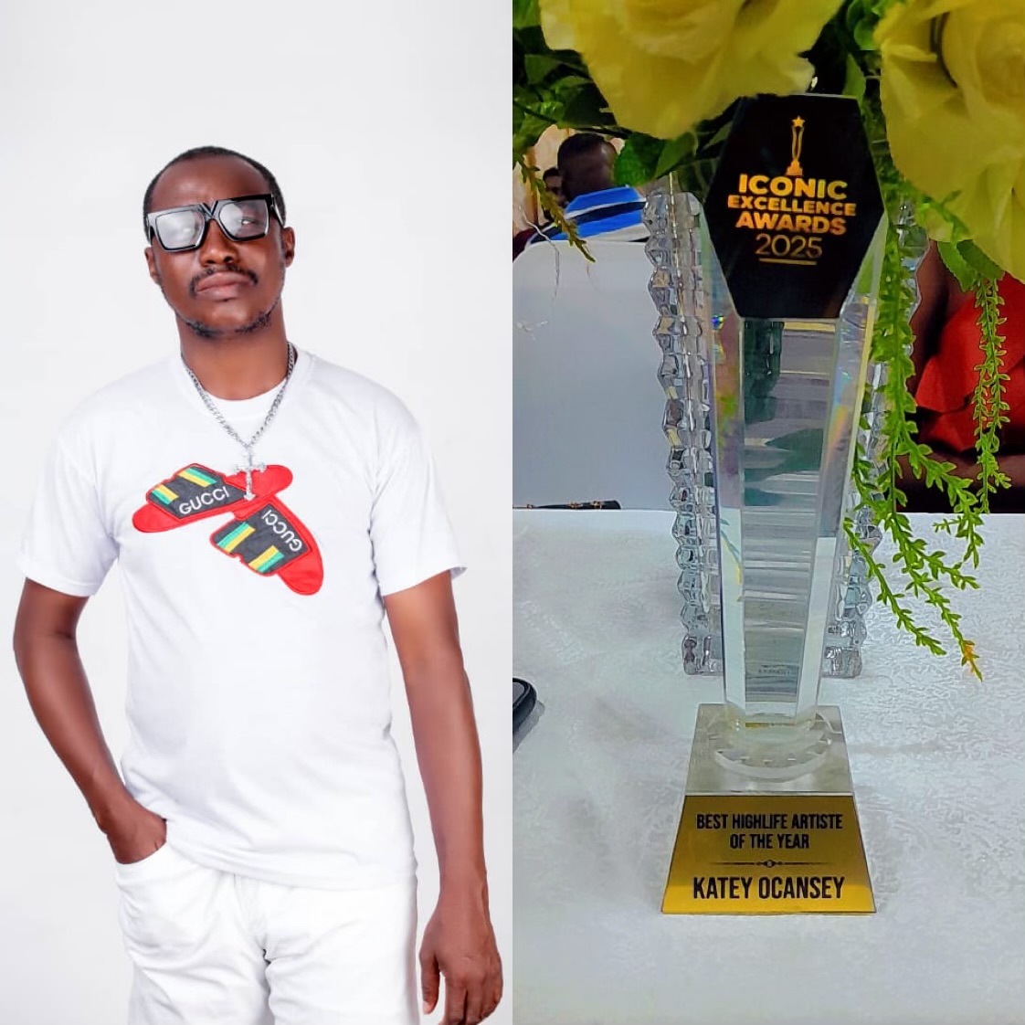 Katey Ocansey Wins Highlife Artiste of the Year at Iconic Excellence ...